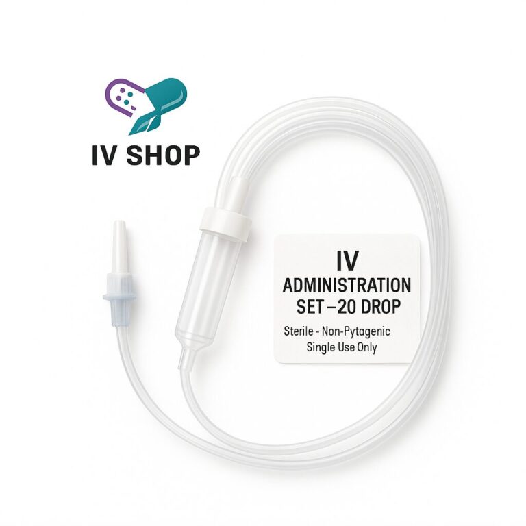 Administration Set 20 Drop (IV Line) 50p - IV Shop